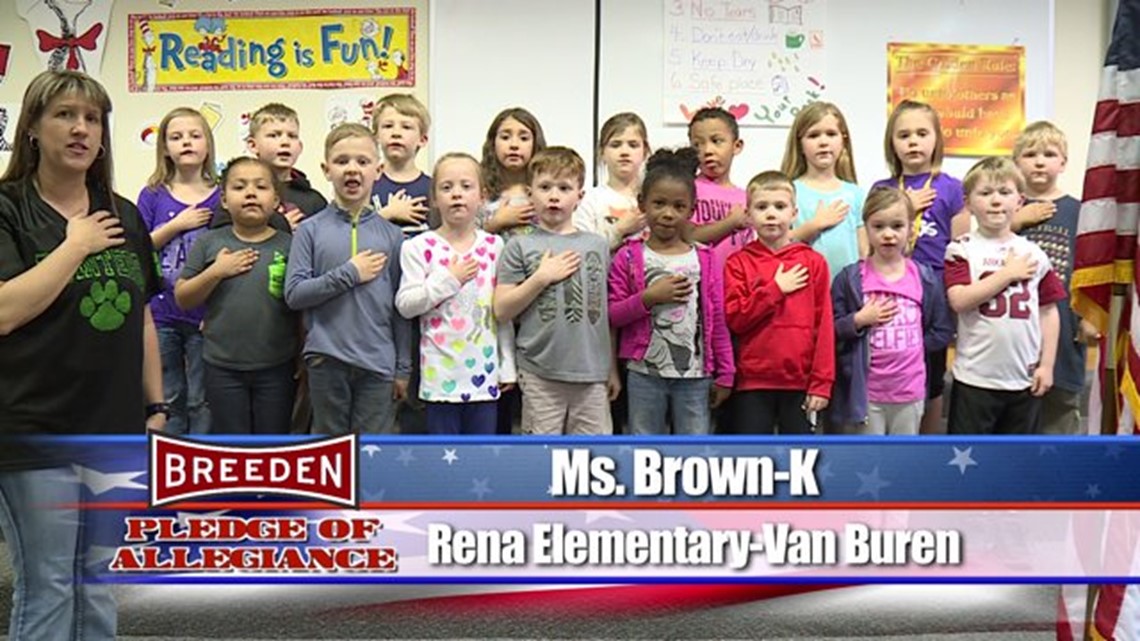 Rena Elementary, Van Buren - Ms. Brown - Kindergarten | 5newsonline.com