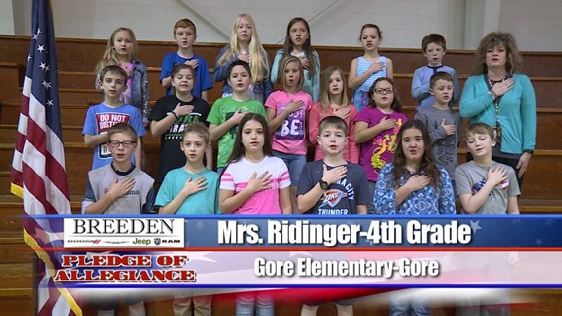 Mrs. Ridinger – 4th Grade – Gore Elementary – Gore | 5newsonline.com