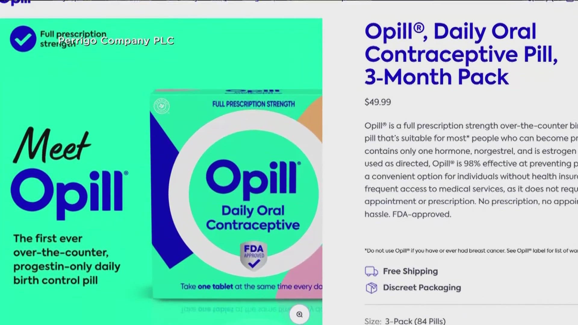 First over the counter birth control pill becomes available in the U.S ...