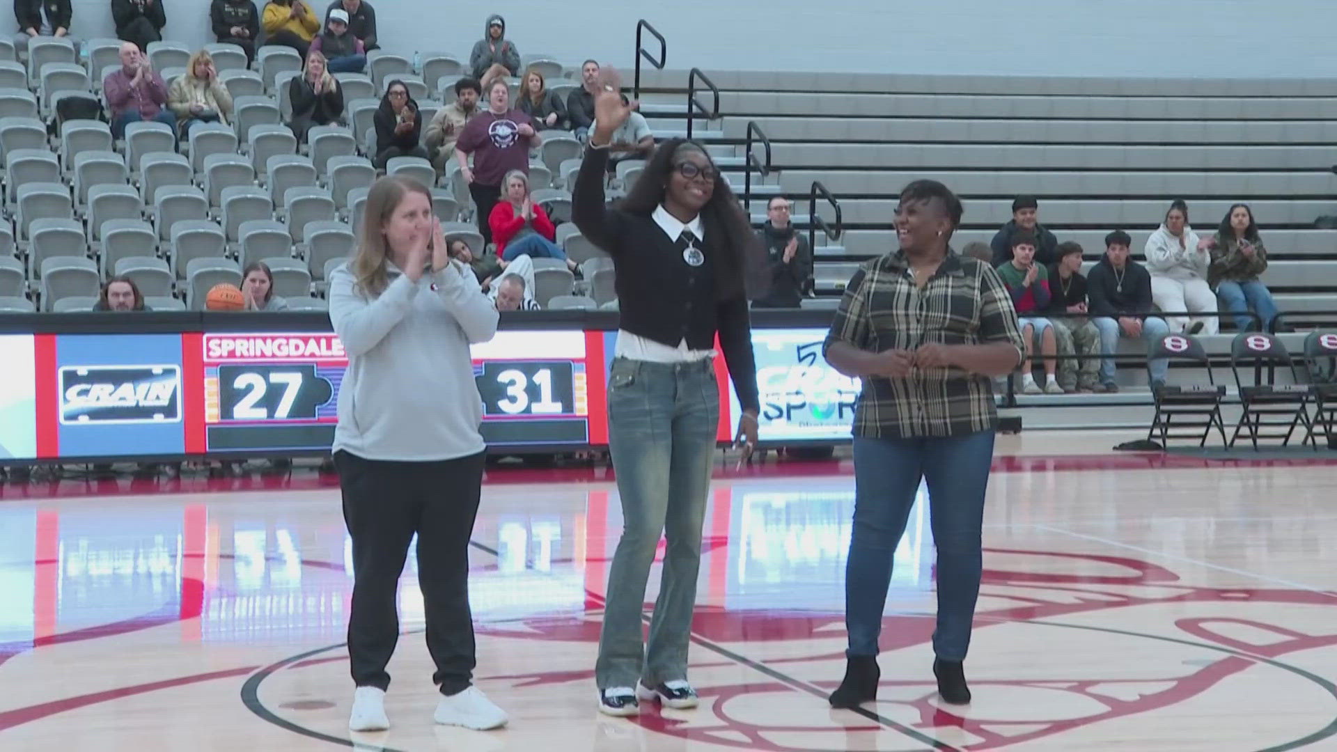 Springdale High School celebrates alumna and WNBA champion Marquesha ...