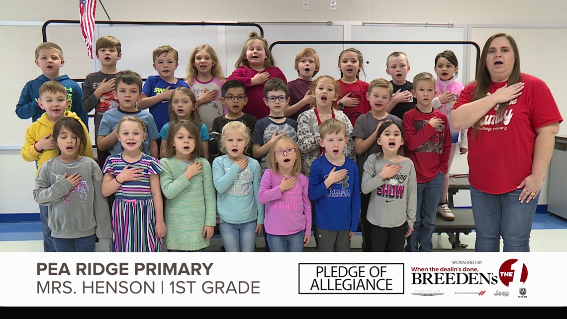 Mrs. Henson 1st Grade Pea Ridge Primary | 5newsonline.com