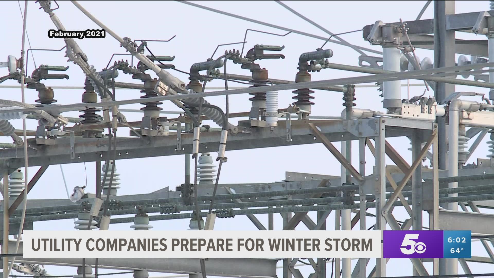 Utility companies prepare for upcoming winter weather threat ...
