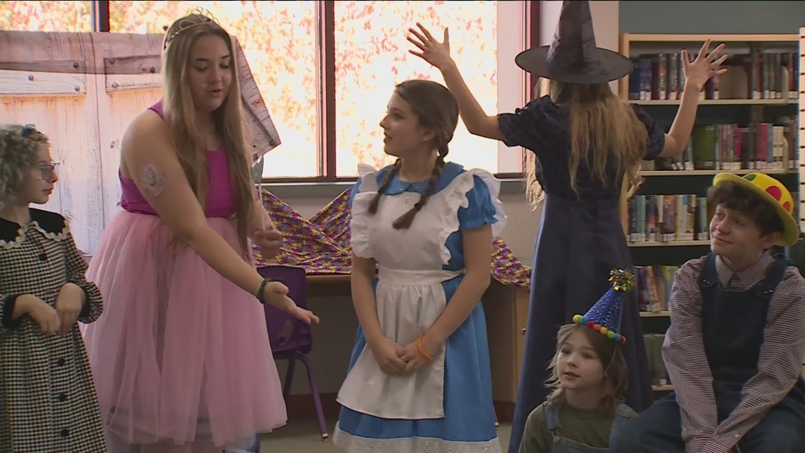The Wizard of Oz mini-production held at Springdale Library ...