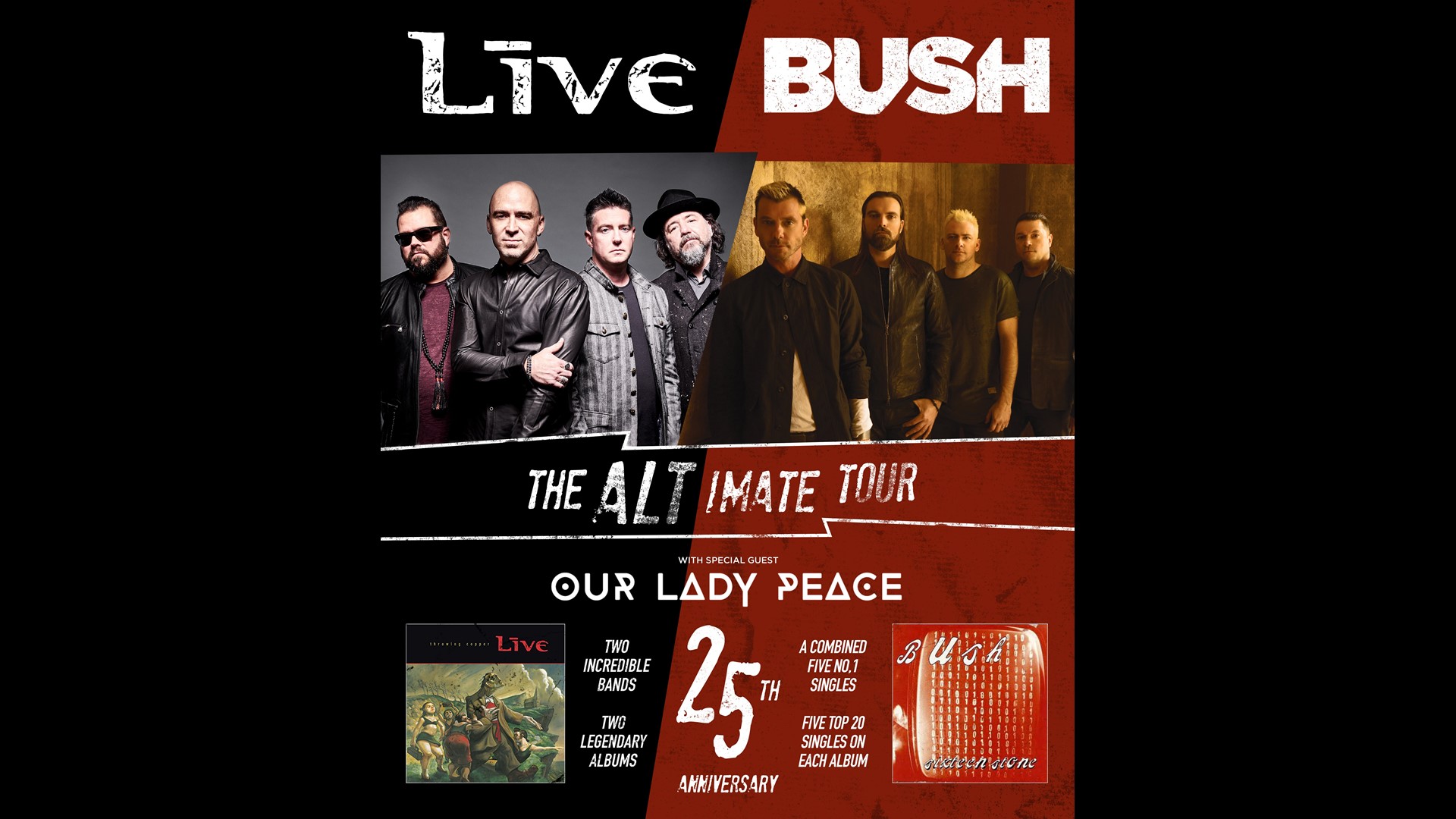 Bush, Live Coming To The Walmart AMP In August | 5newsonline.com