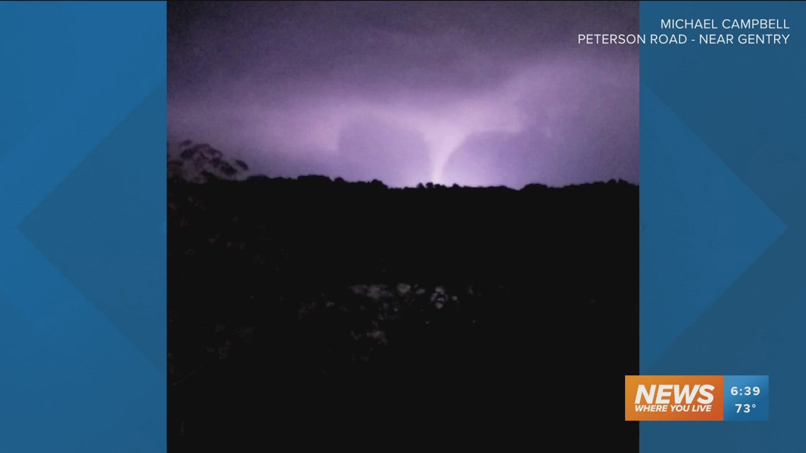 Photos shows possible tornado in Decatur, Arkansas | 5newsonline.com