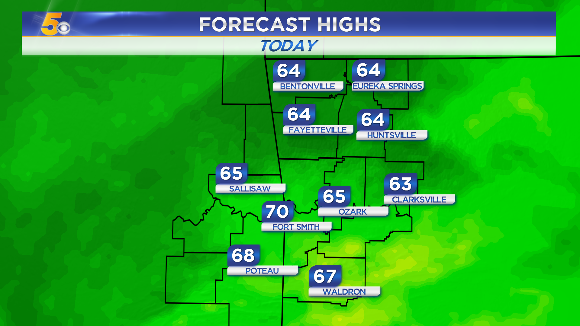Misty Morning Showers, Heavy Rain By Evening | 5newsonline.com
