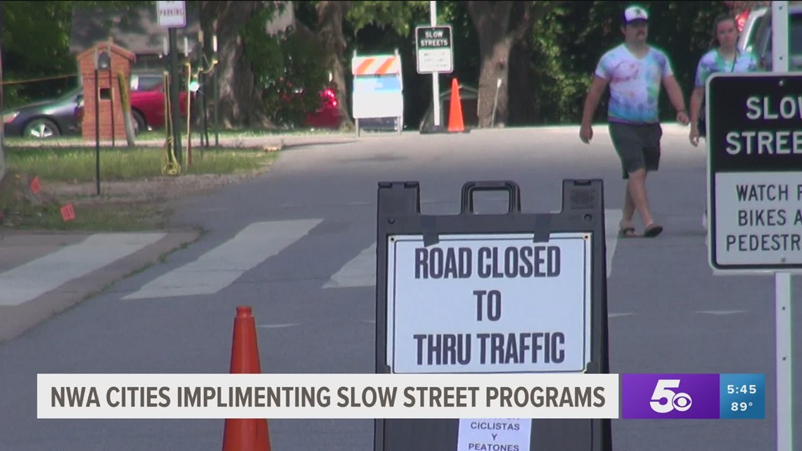 NWA Cities implementing slow street programs | 5newsonline.com