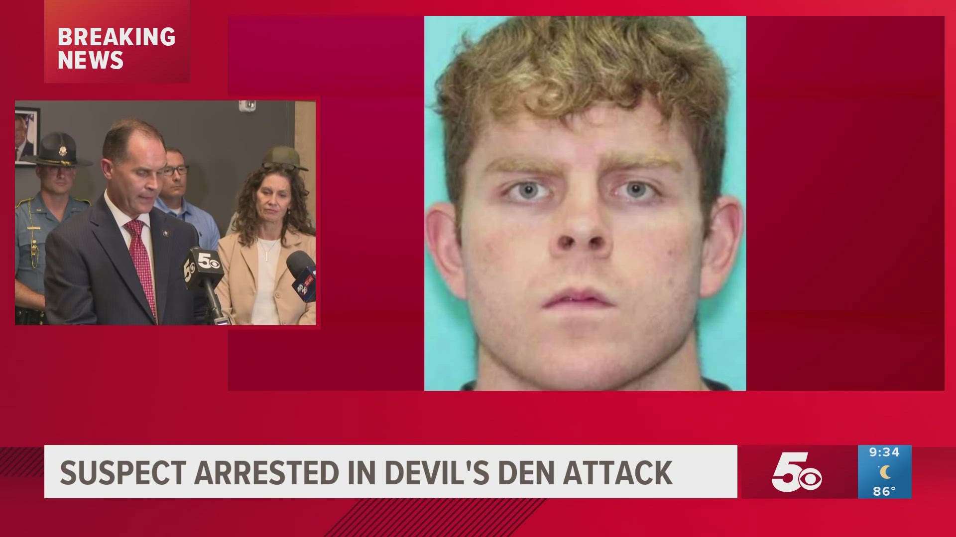 Police say two killed at Devil's Den; suspect on the run | 5newsonline.com