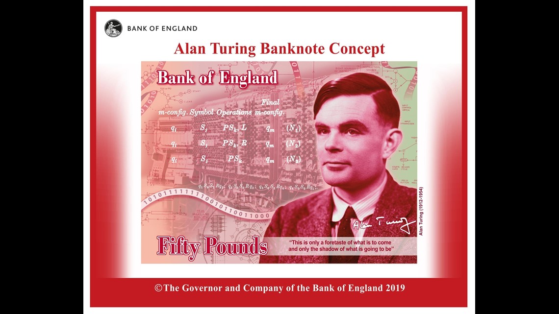 Codebreaker Alan Turing To Be Face Of New British Banknote ...