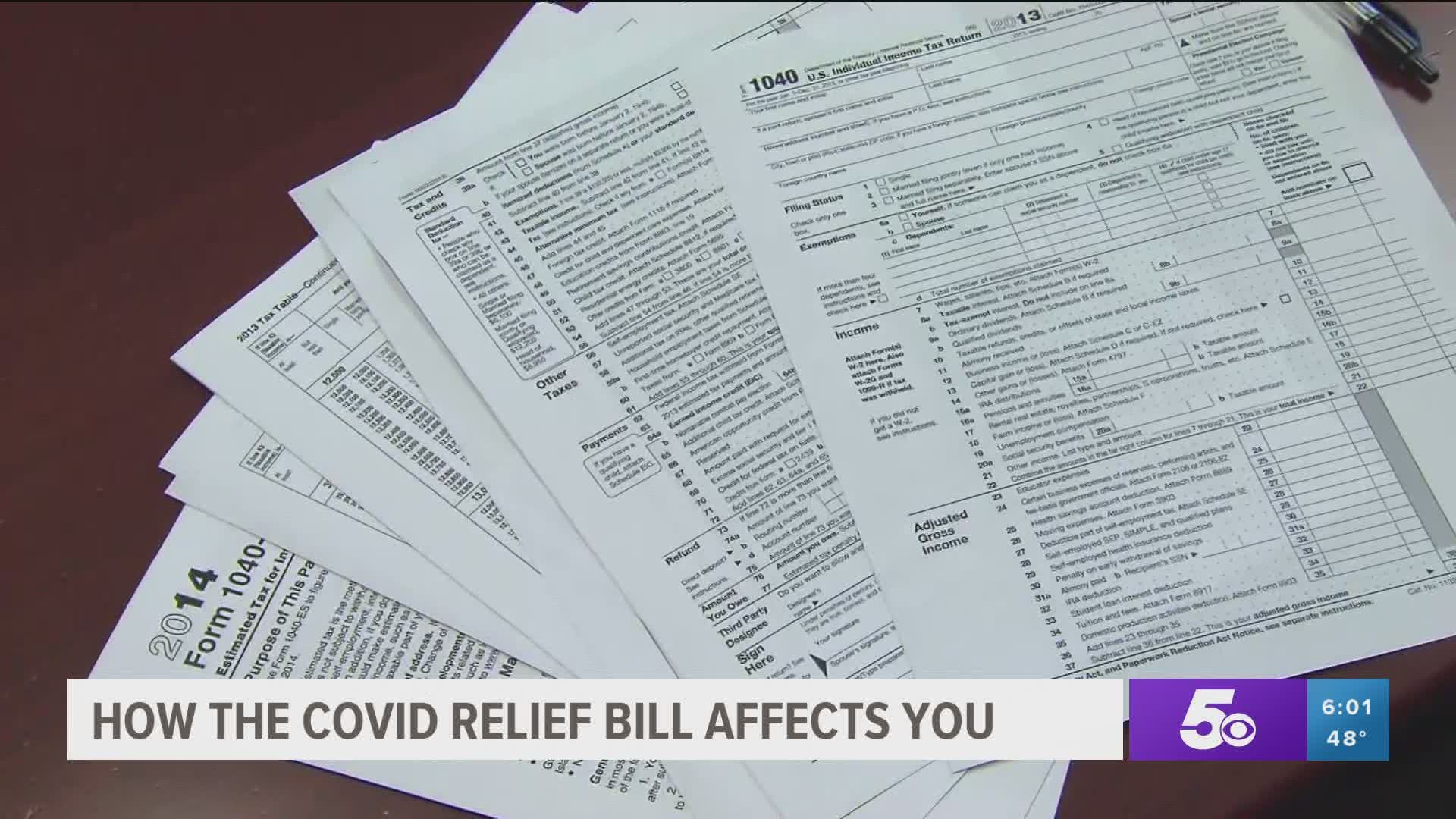 How the upcoming COVID-19 relief bill affects you. | 5newsonline.com