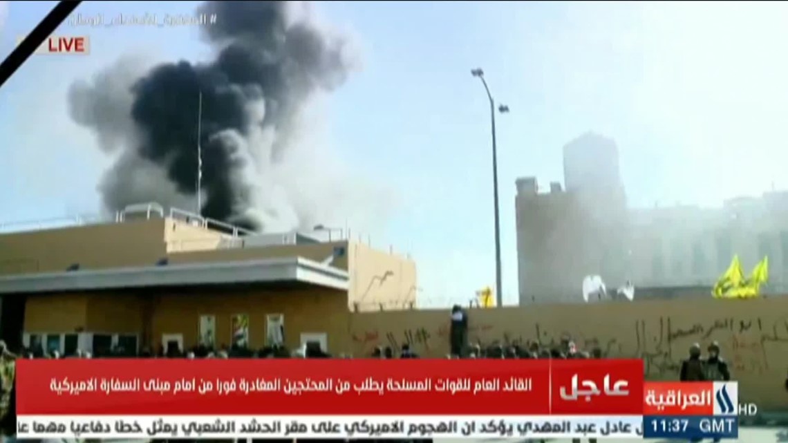 Protesters Attack US Embassy In Baghdad After Airstrikes | 5newsonline.com