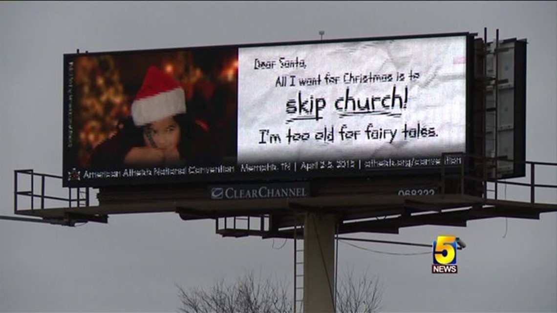 Local Church Opposes Atheist ‘Skip Church’ Billboard In Springdale ...