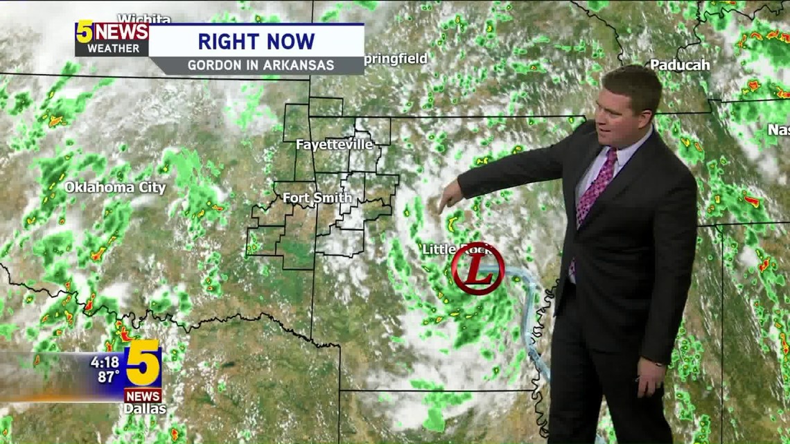 Updated Forecast; Tracking Gordon In Arkansas | 5newsonline.com