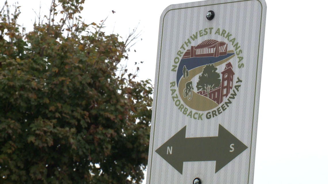 Razorback Greenway extending trail, building pedestrian bridge ...