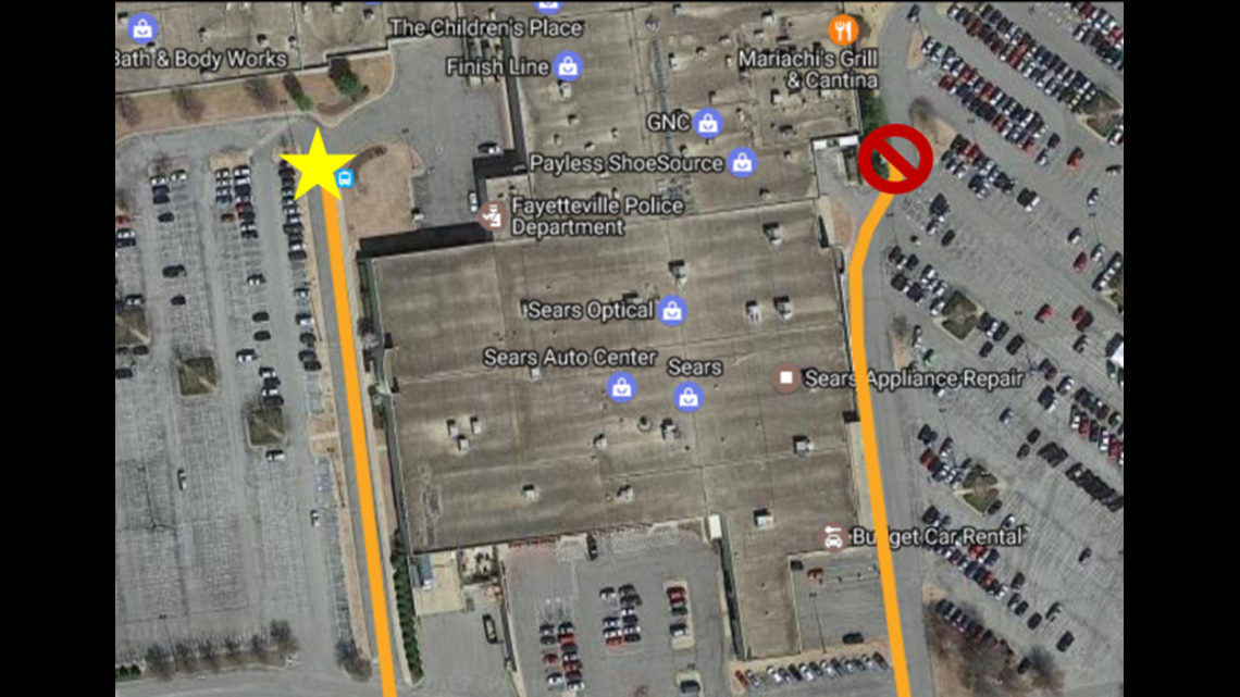 ORT & Razorback Transit Announce Relocation Of NWA Mall Bus Stop ...