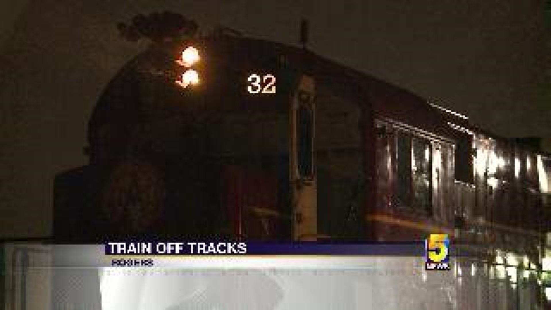Train Runs Off Track In Rogers | 5newsonline.com