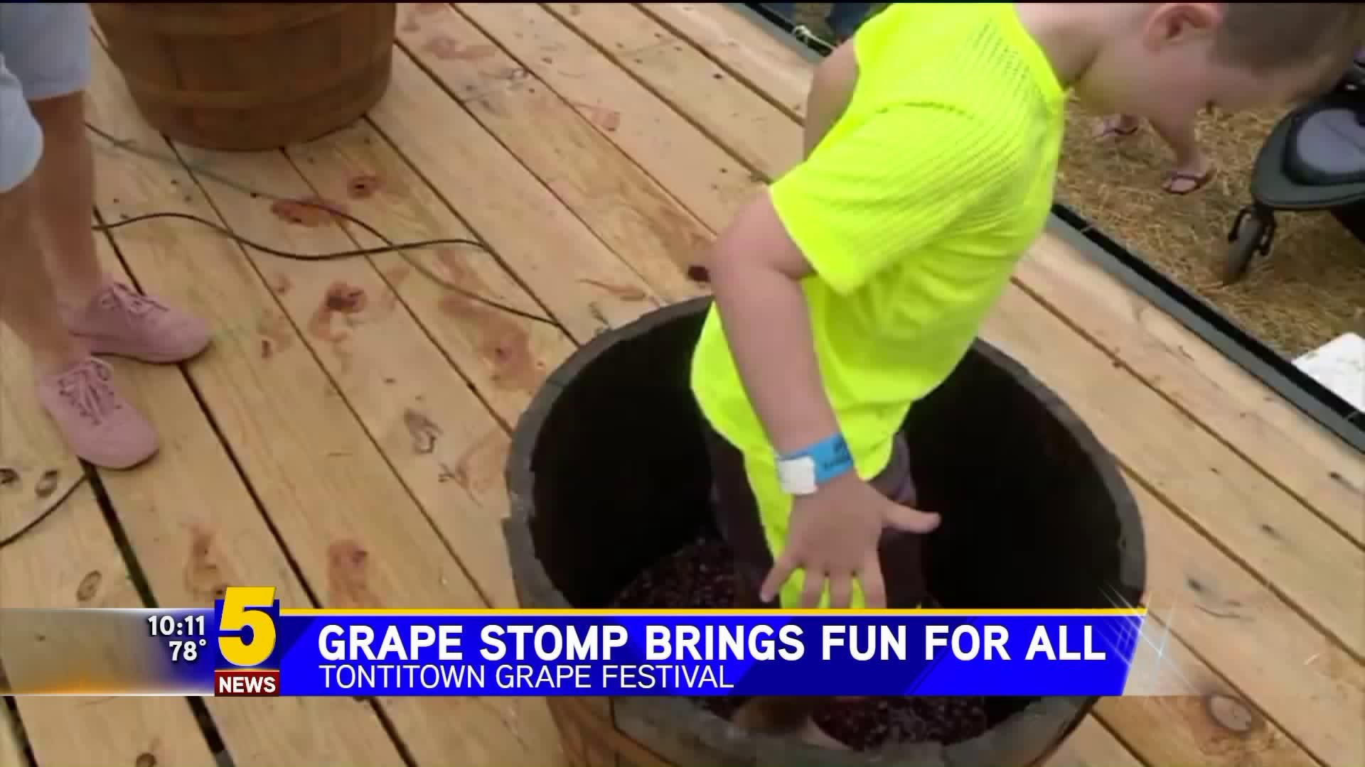 Grape Stomp At 120th Annual Grape Festival Begins | 5newsonline.com