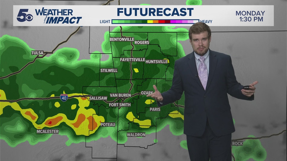 Latest Weather | Widespread rain expected most of Monday | 5newsonline.com