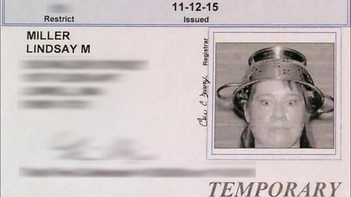 Woman Wins Right To Wear Colander In Driver’s License Photo ...