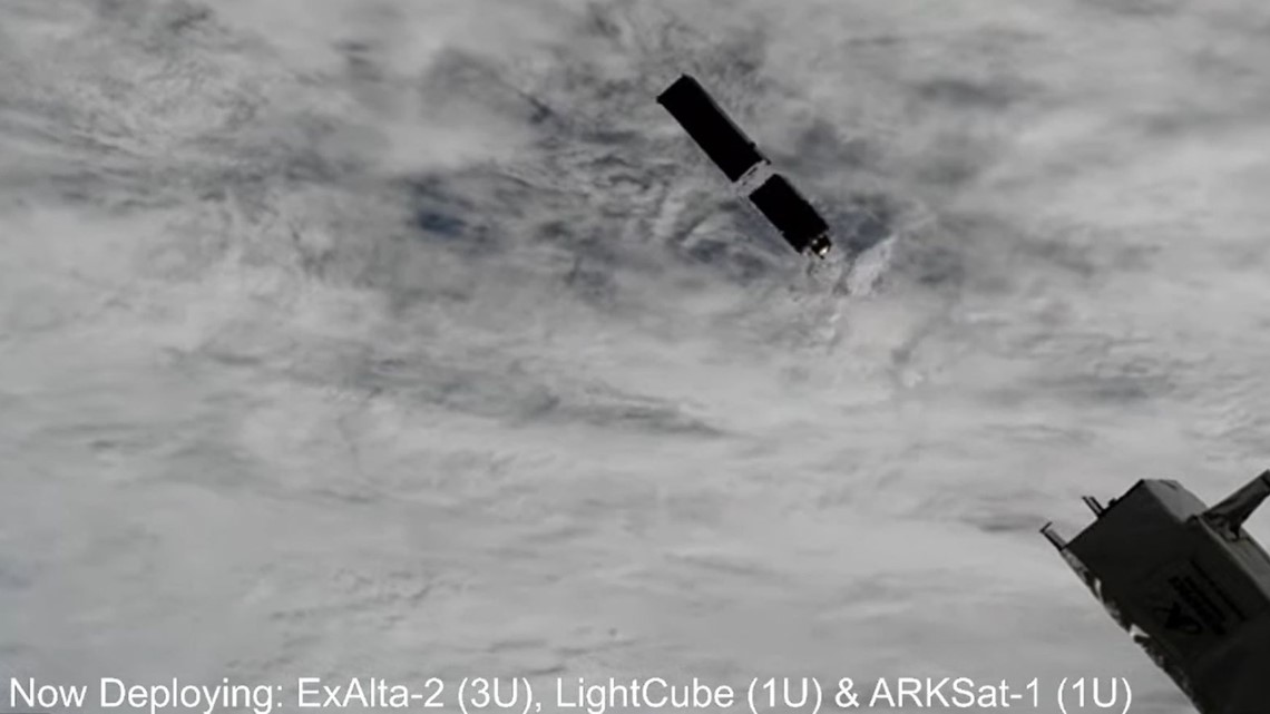 University of Arkansas ARKSat-1 satellite on SpaceX Falcon 9 NASA ...
