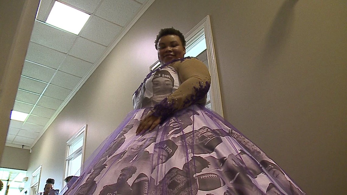 Indiana Teen Creates Unique Prom Dress To Honor Her Late Brother ...