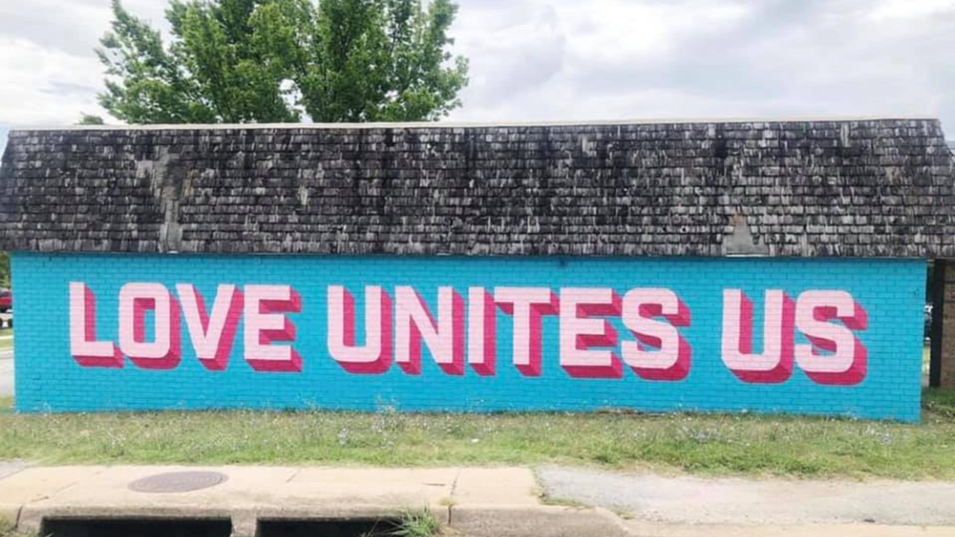 Fayetteville's 'Love Unites Us' mural torn down | 5newsonline.com