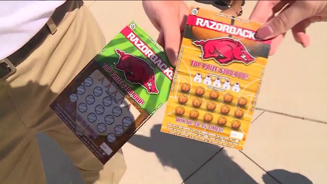 Arkansas Lottery Unveils Razorback Ticket | 5newsonline.com