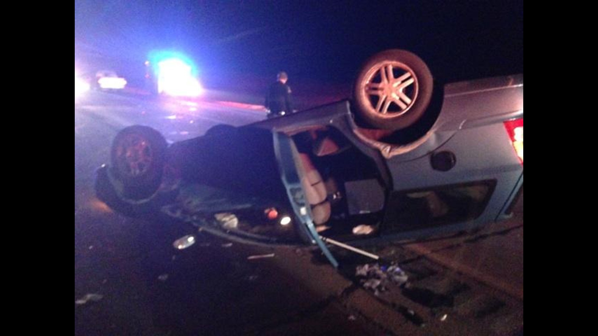 Car Flips After Hitting Cow In Eastern Oklahoma | 5newsonline.com