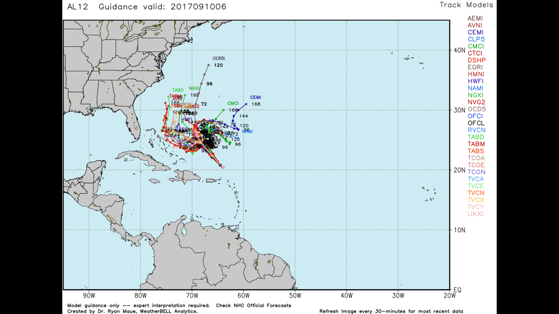Garrett’s Blog: The Boomerang Hurricane Jose | 5newsonline.com