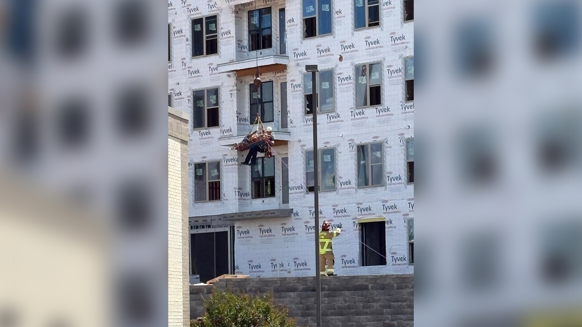 Rogers Fire Department rescues person from high-rise construction site ...