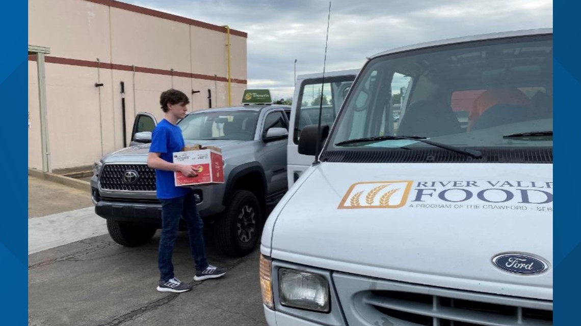 River Valley Regional Food Bank delivers meals to residents ...