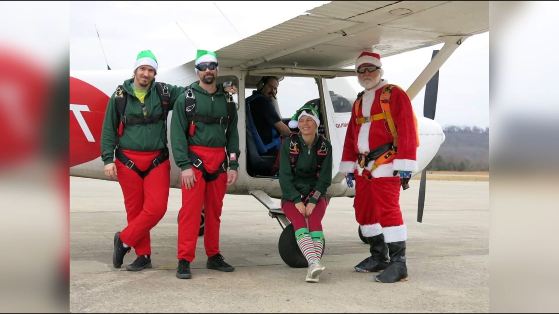 Santa Drop carries on memory of the original skydiving Santa ...