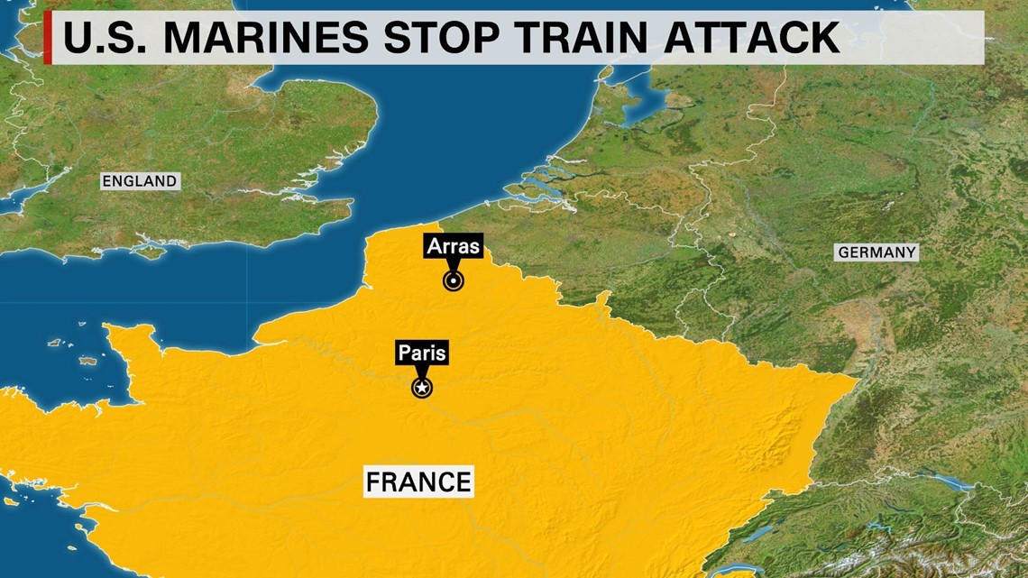 Official: 2 U.S. Marines Stop Islamist Attacker On Train In France ...