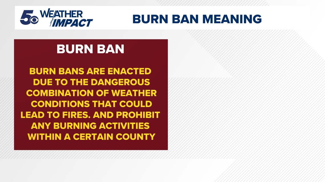 Understanding burn bans and red flag warnings | 5newsonline.com