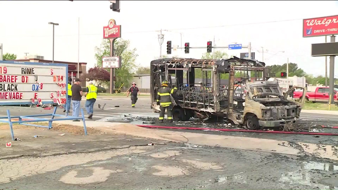 Man Cited For Not Having A License In Crash That Burnt Down Fort Smith ...