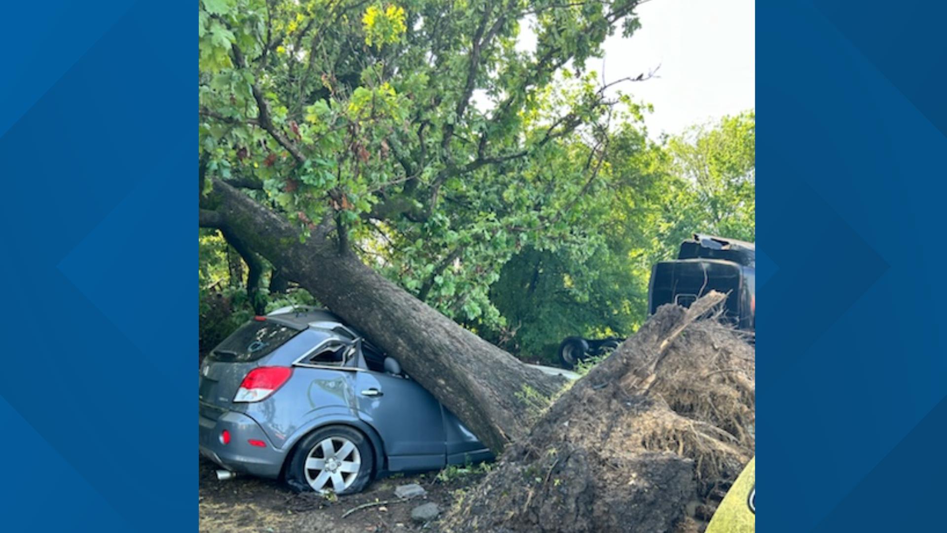 Tuesday morning storms tear through the Arkansas River Valley ...