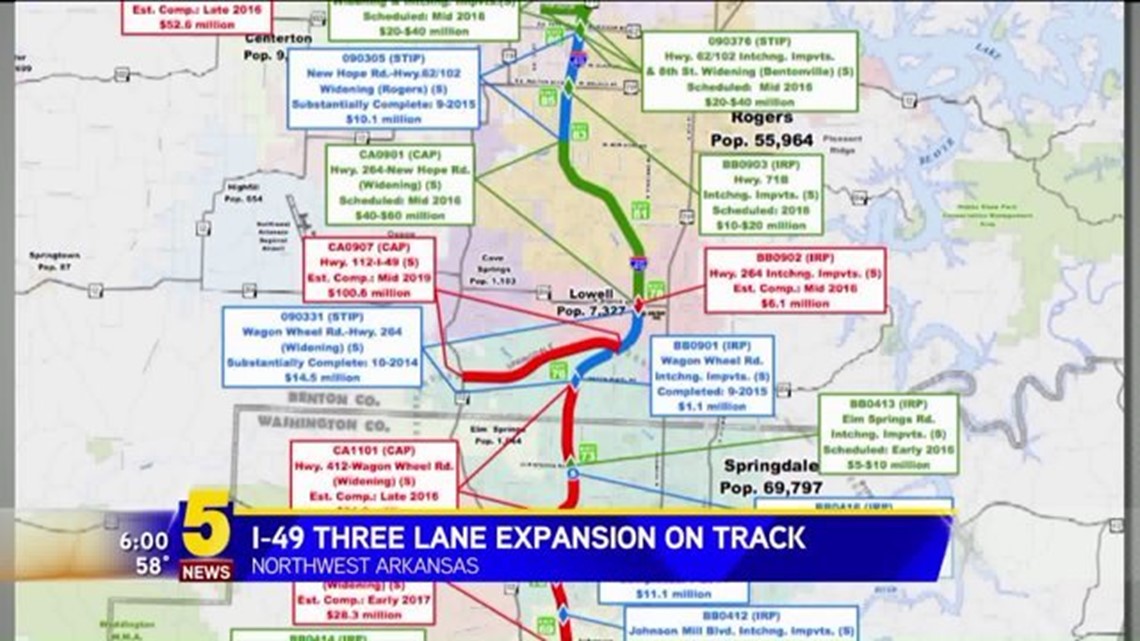 I-49 NWA Lane Expansion Scheduled To Be Complete By Year’s End ...