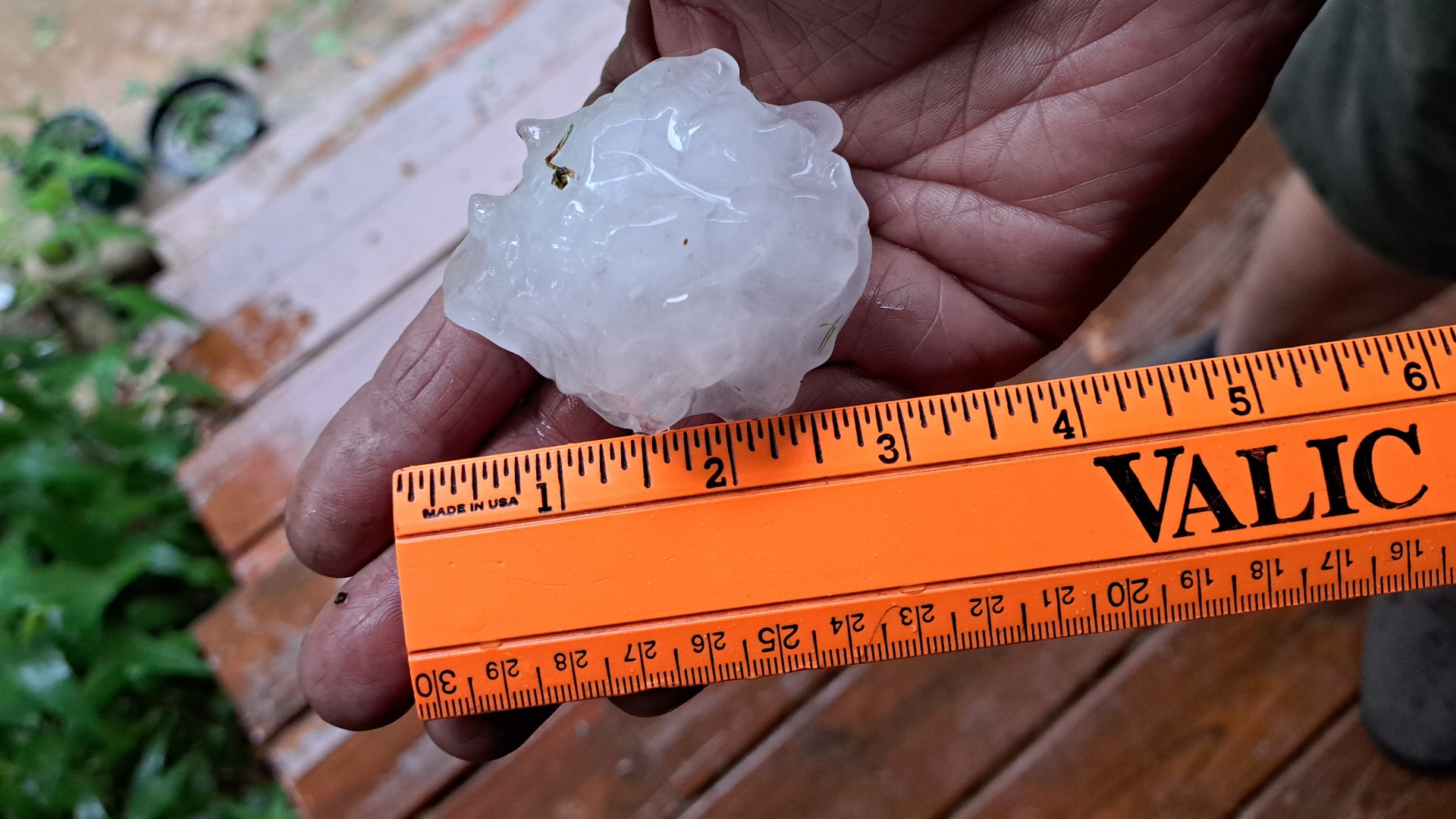 Hail falls in the Boston Mountains | 5newsonline.com