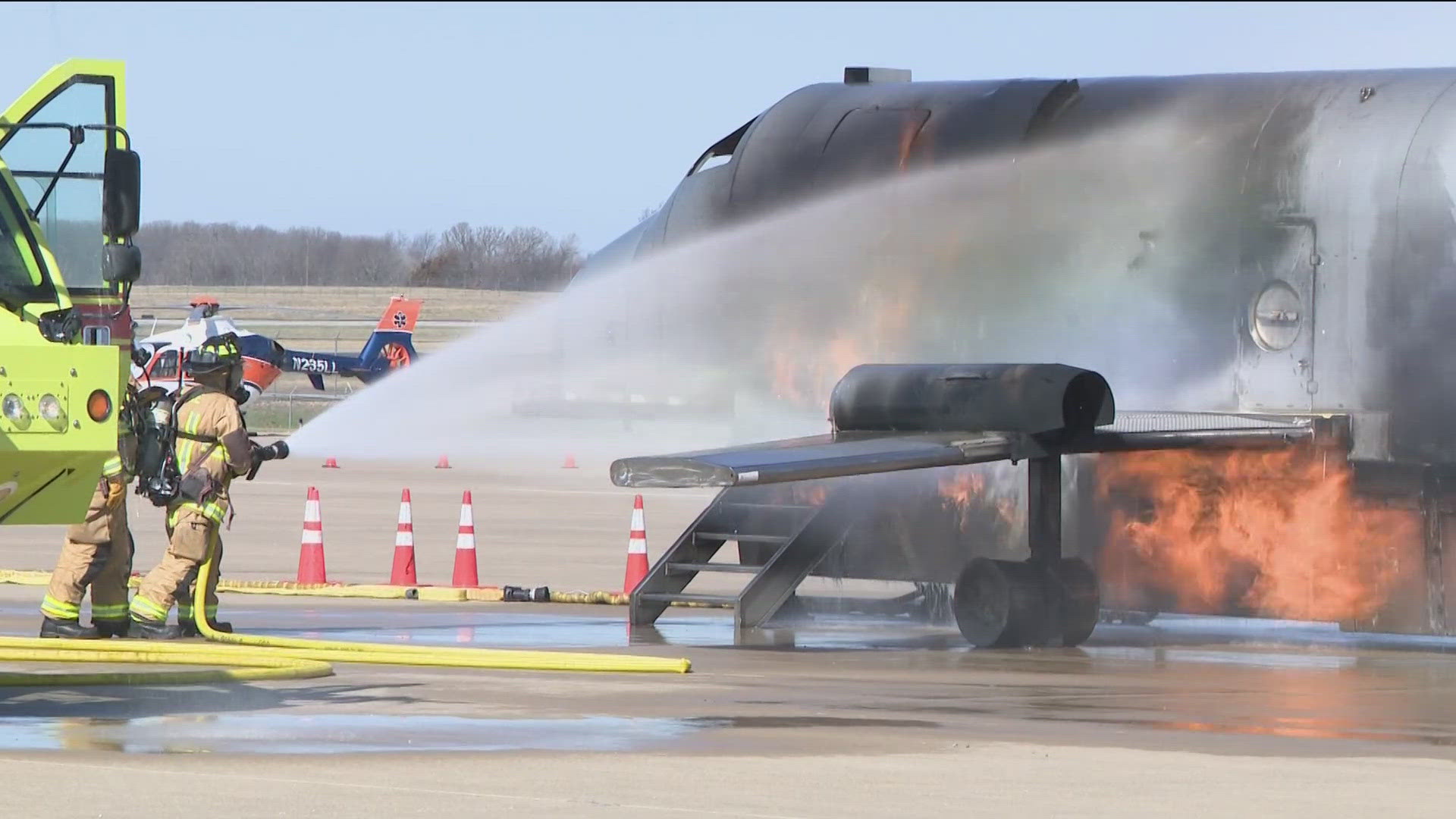 XNA hosts emergency drill with mock plane crash | 5newsonline.com