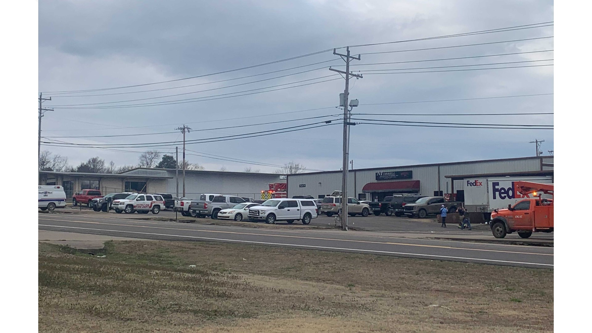 Alma Fire Department battling flames at Morrell Targets | 5newsonline.com