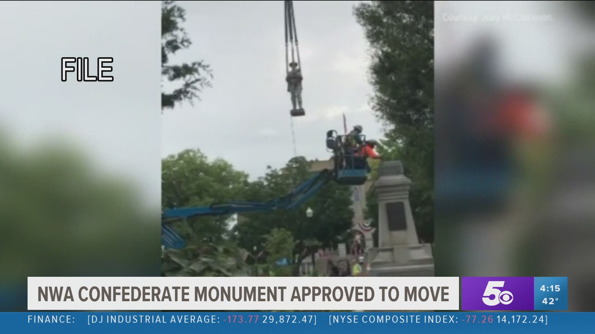 Move of Bentonville Confederate Monument approved | 5newsonline.com