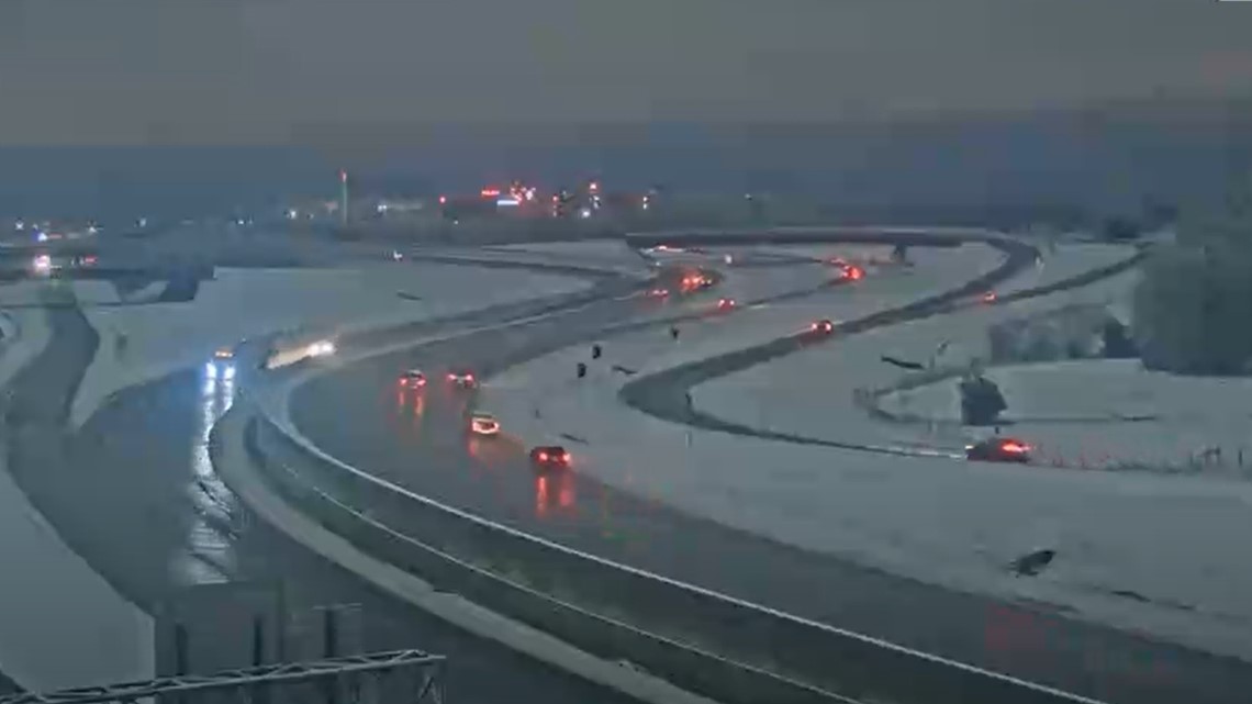 Wet and slushy roads expected after heavy snowfall last night ...