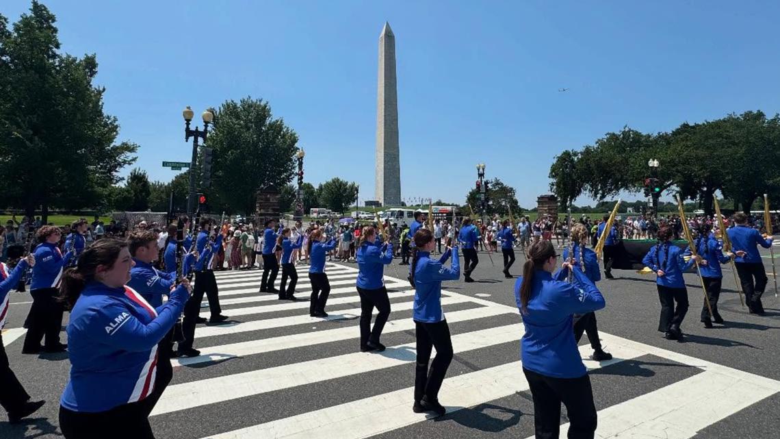 Alma band marches in July 4th parade in Washington DC | 5newsonline.com