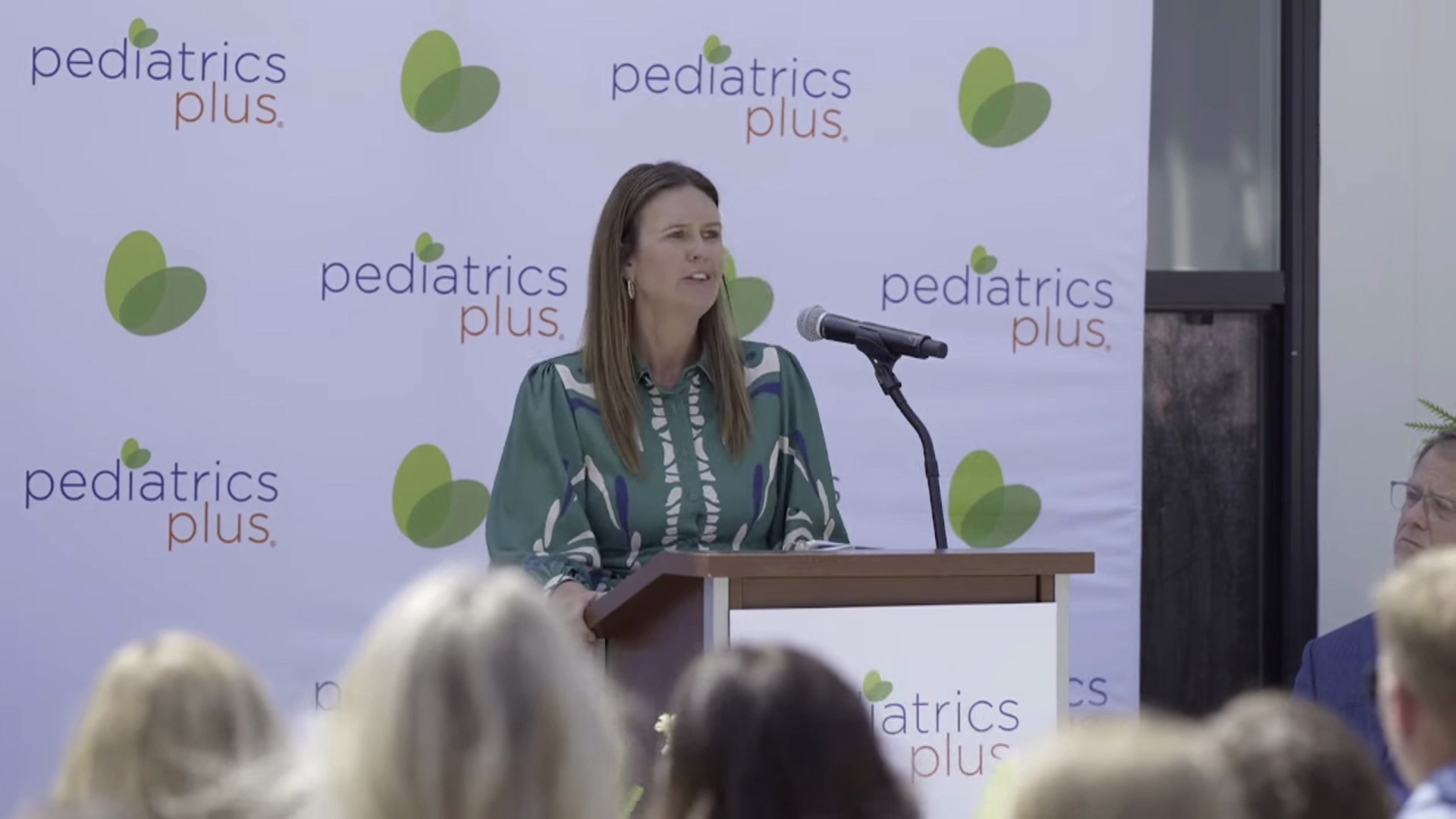 Governor Sanders speaks at Grand Opening for Pediatrics Plus in Rogers ...