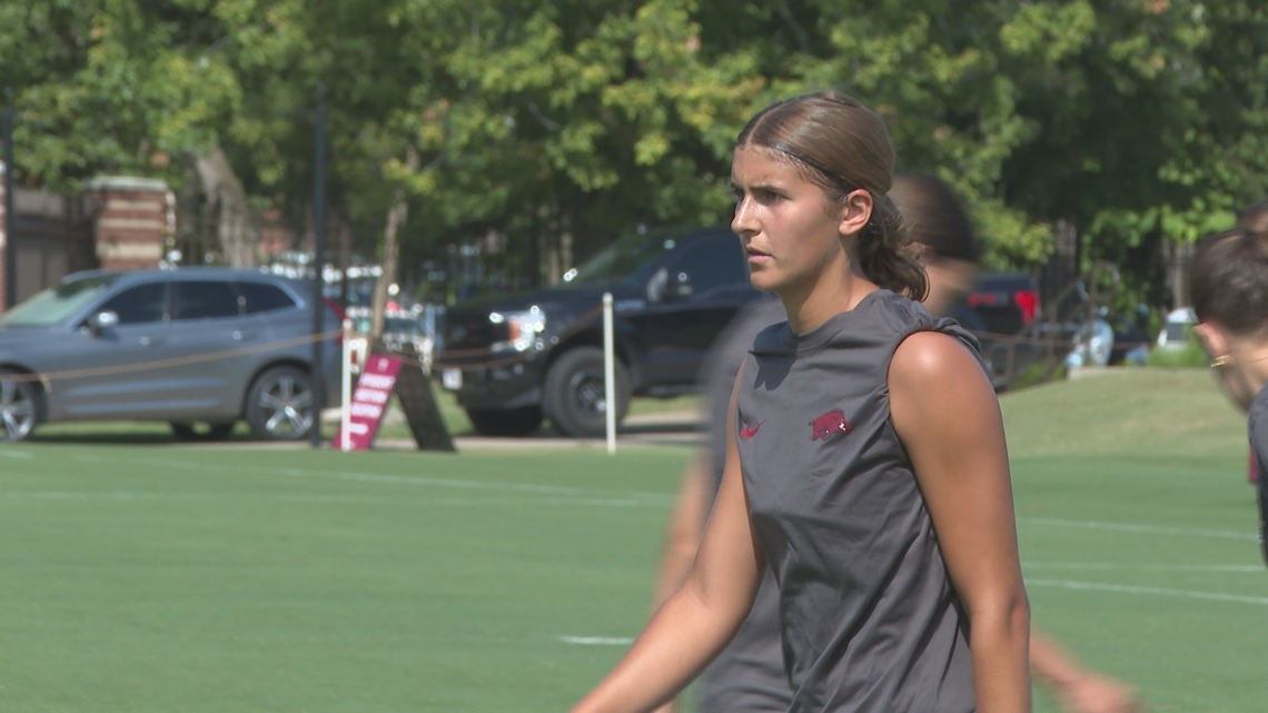Arkansas soccer's Kennedy Ball named Athlete of the Week | 5newsonline.com