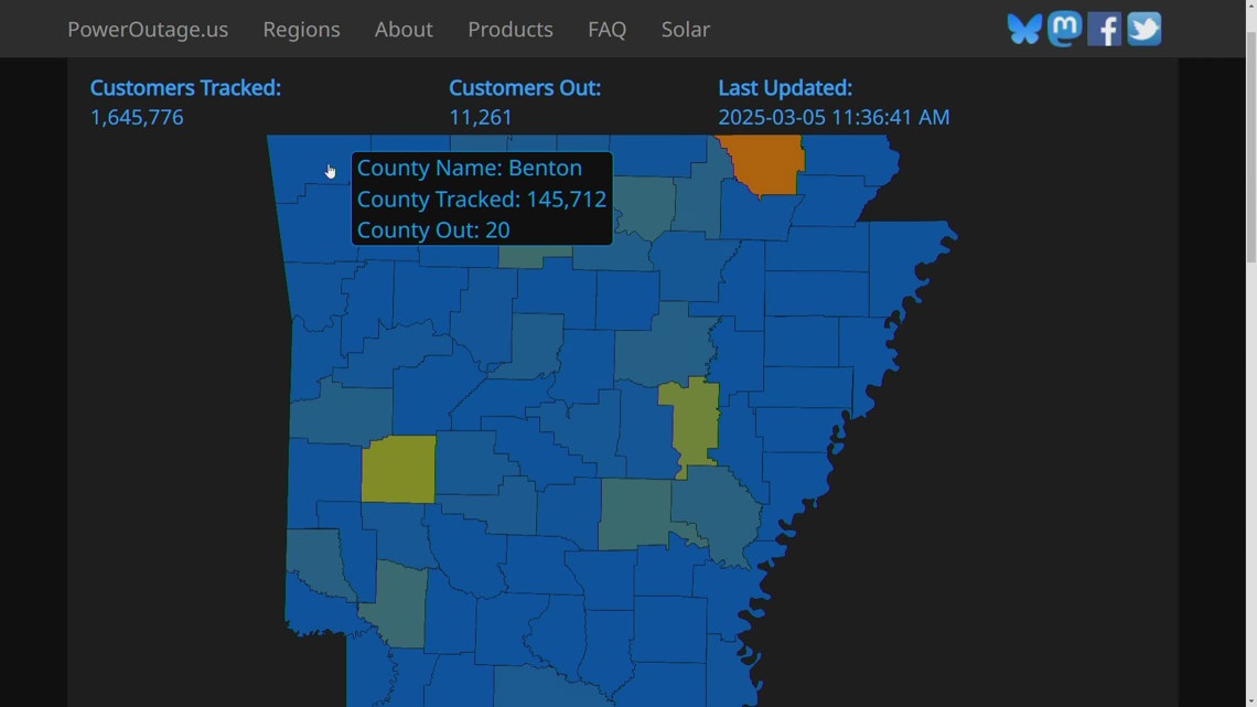 Crews work to restore power outages across Arkansas | 5newsonline.com