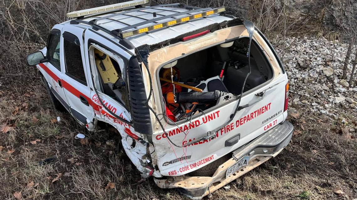Local fire department says two sent to hospital after crash ...