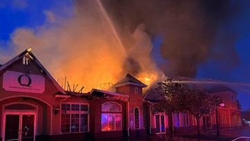 Bentonville Fire crews battle large fire in business Sunday ...