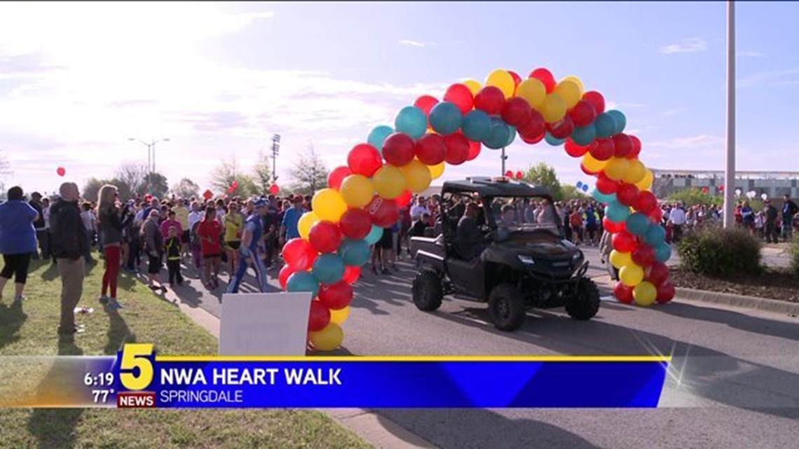 Thousands at NWA Heart Walk | 5newsonline.com