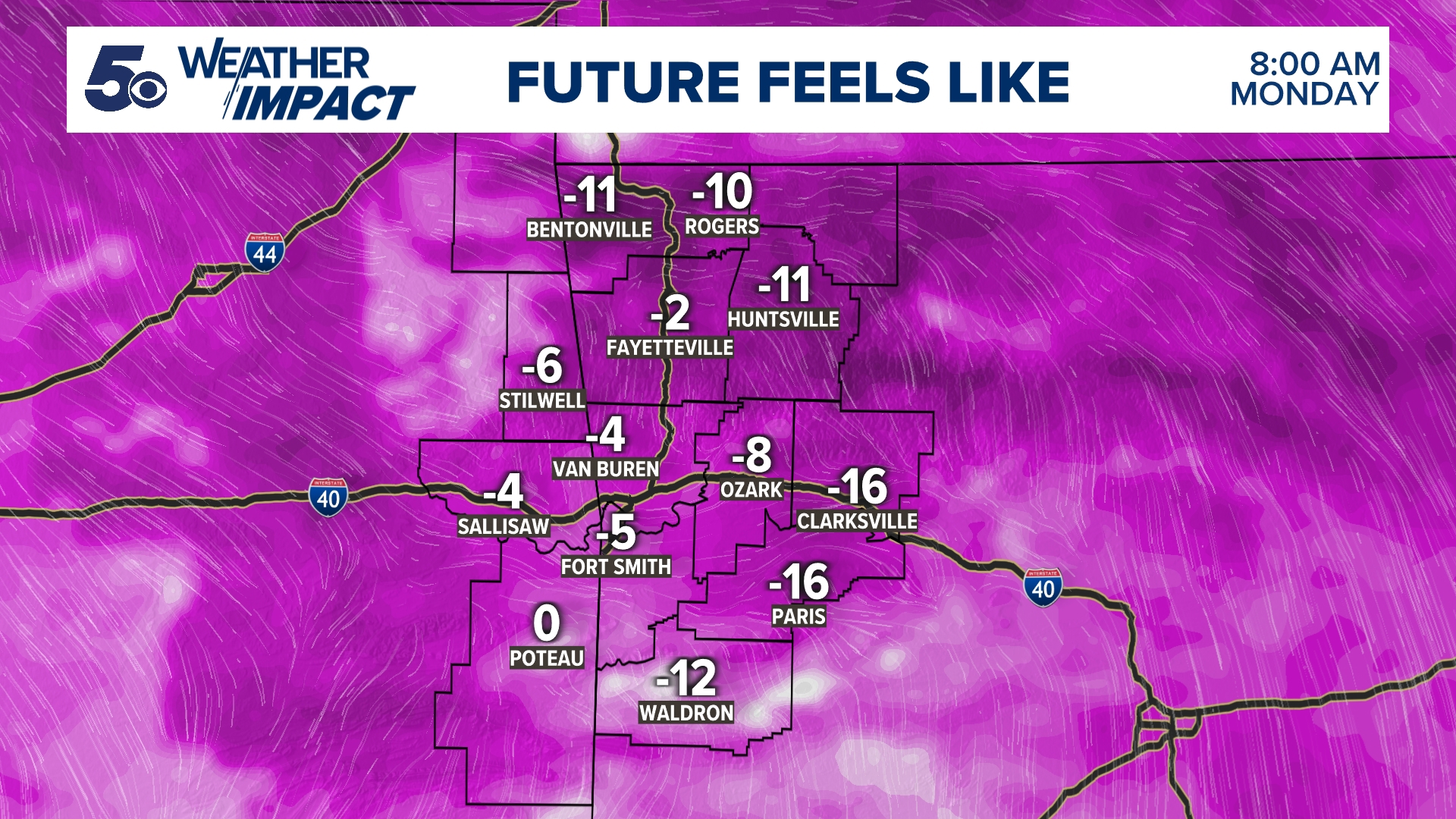 Dangerous cold grips the region: Wind chills plunge below zero ...